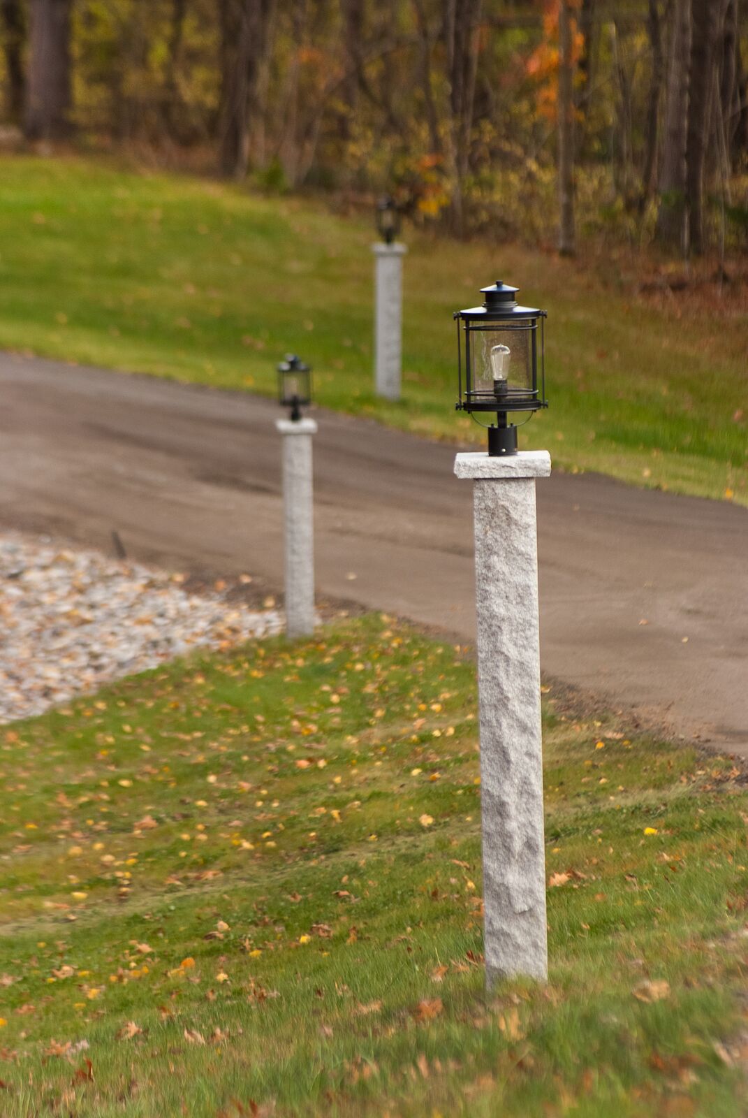 9 Ways to Light Up Your Landscape with Granite Lamp Posts | Swenson ...