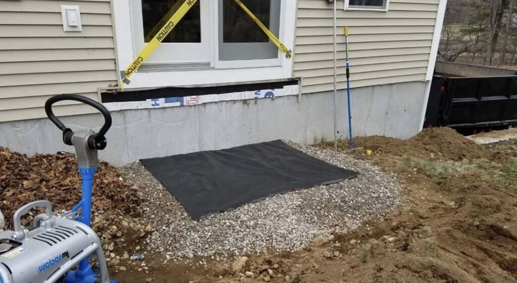 How to Create a Concrete or Gravel Pad for Granite Steps | Swenson ...