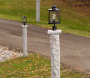 Granite Lamp Posts - Swenson Granite Works