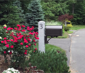 Granite Mailbox Posts - Swenson Granite Works