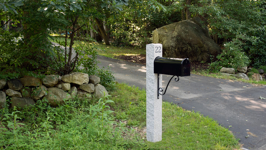 How To Install a Granite Mailbox Post | Swenson Granite | 100% Natural ...