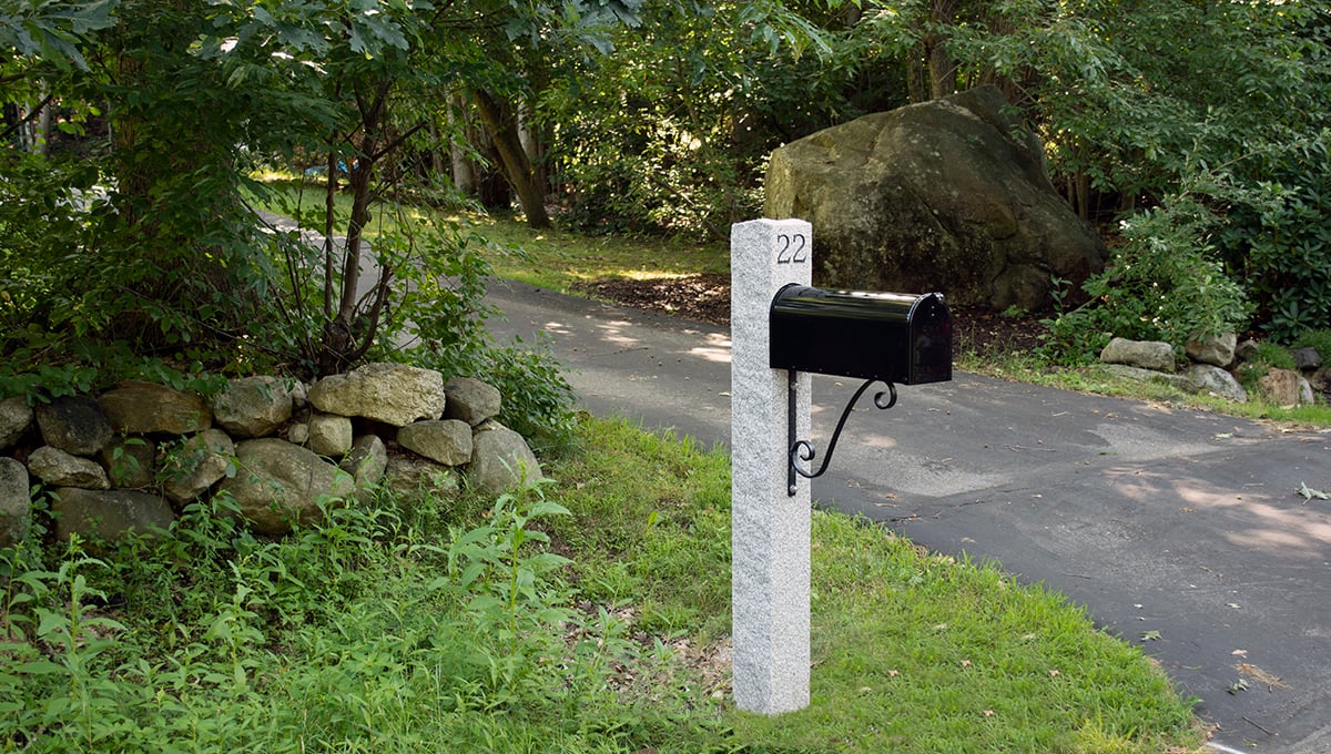 How To Install a Granite Mailbox Post | Swenson Granite | 100% Natural ...